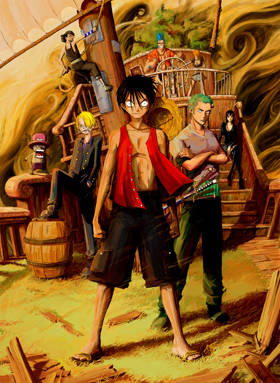 One Piece Group Photo | Daily Anime Art