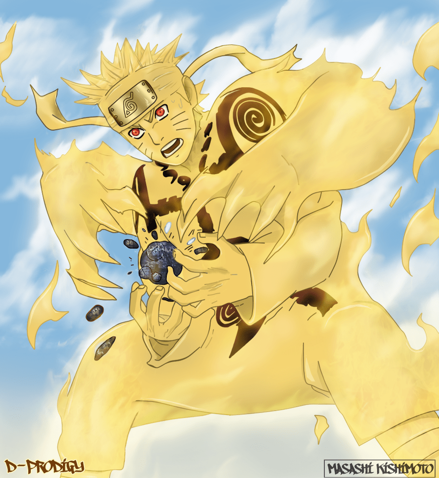 The Bijuu Dama! – Naruto 554 | Daily Anime Art