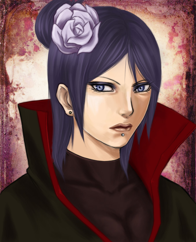 Konan – Akatsuki And Team Jiraiya | Daily Anime Art