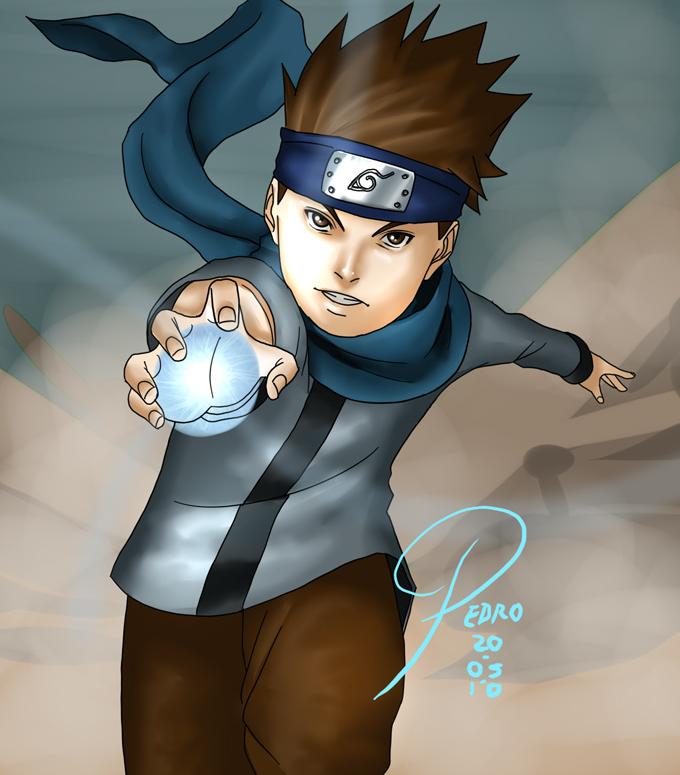 Konohamaru Sarutobi Team Ebisu | Daily Anime Art