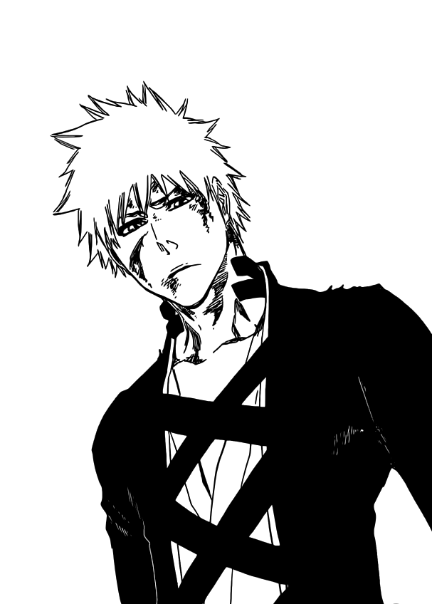 Ichigo Bankai Hollow Form Drawing Instinct, Bleach, Ichigo Kurosaki,