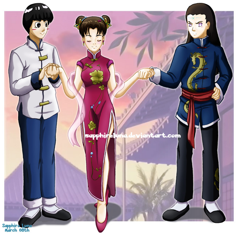 Team Guy – Guy, Neji, Rock Lee and Tenten | Daily Anime Art