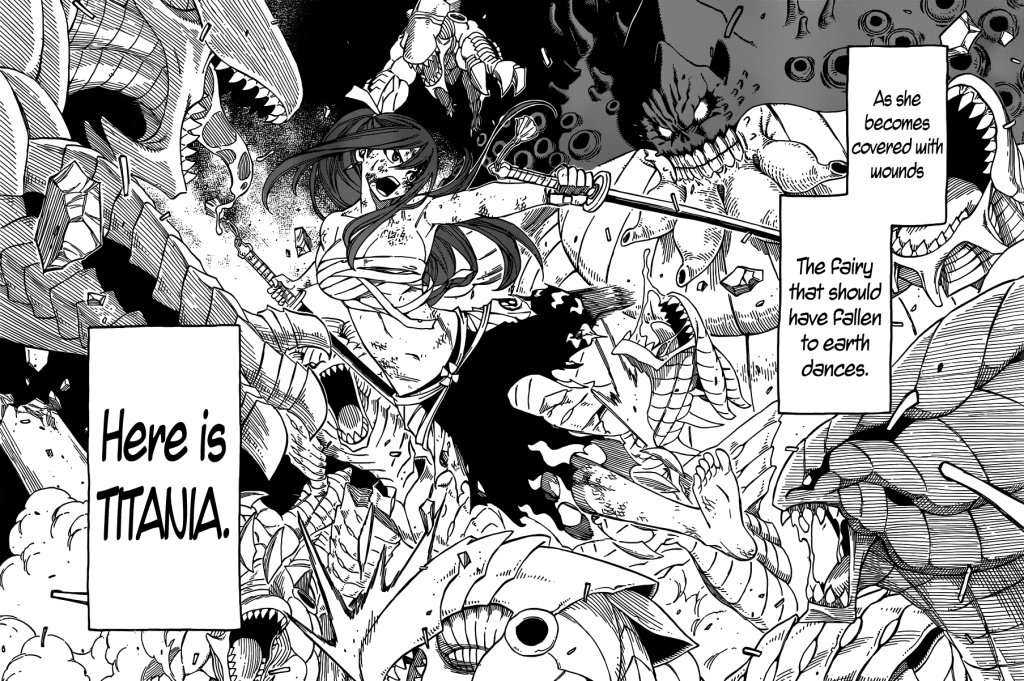 Erza vs 100 Monsters – Fairy Tail 284 | Daily Anime Art