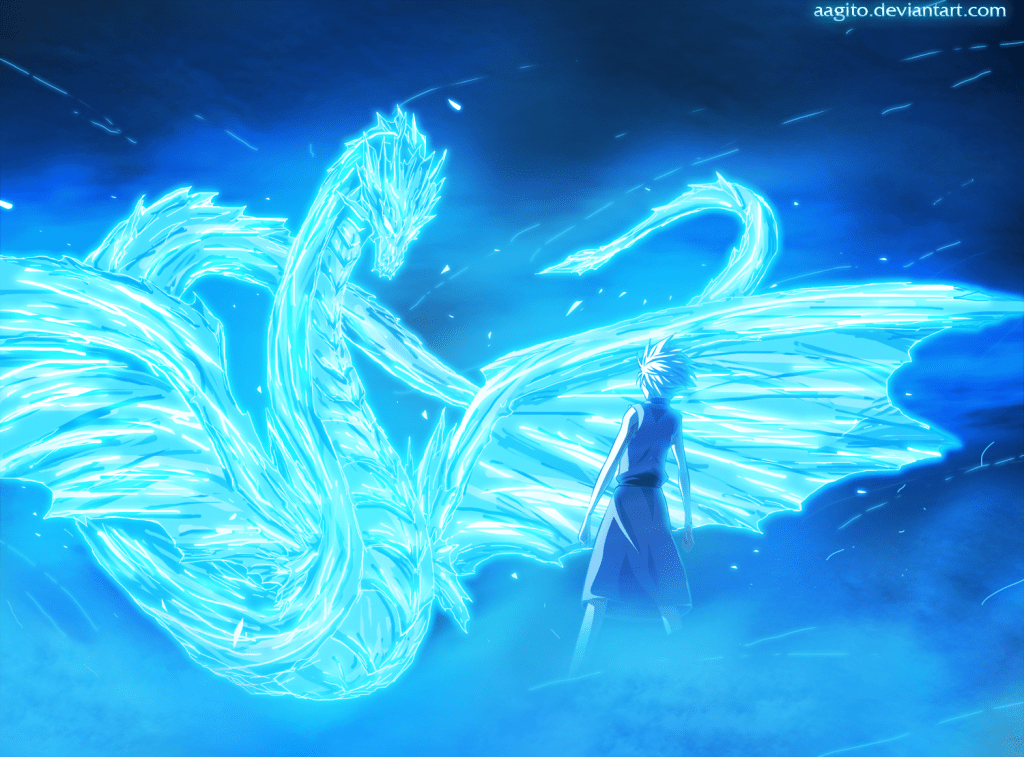 The Ice Dragon – Toshiro and Hyorinmaru | Daily Anime Art