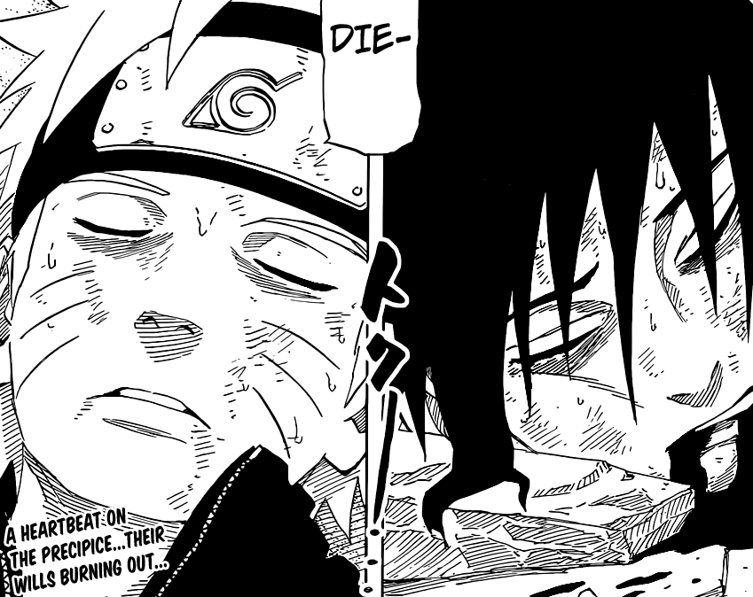 Naruto and Sasuke Dead | Daily Anime Art