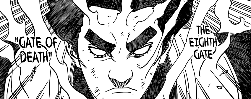 Guy Eight Gate of Death | Daily Anime Art