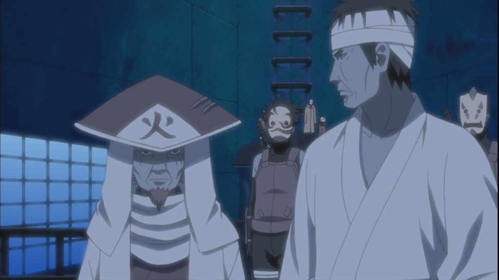 Hiruzen arrives | Daily Anime Art