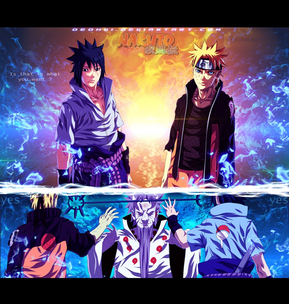 Naruto 671 The Chosen Ones colouring by deohvi | Daily Anime Art
