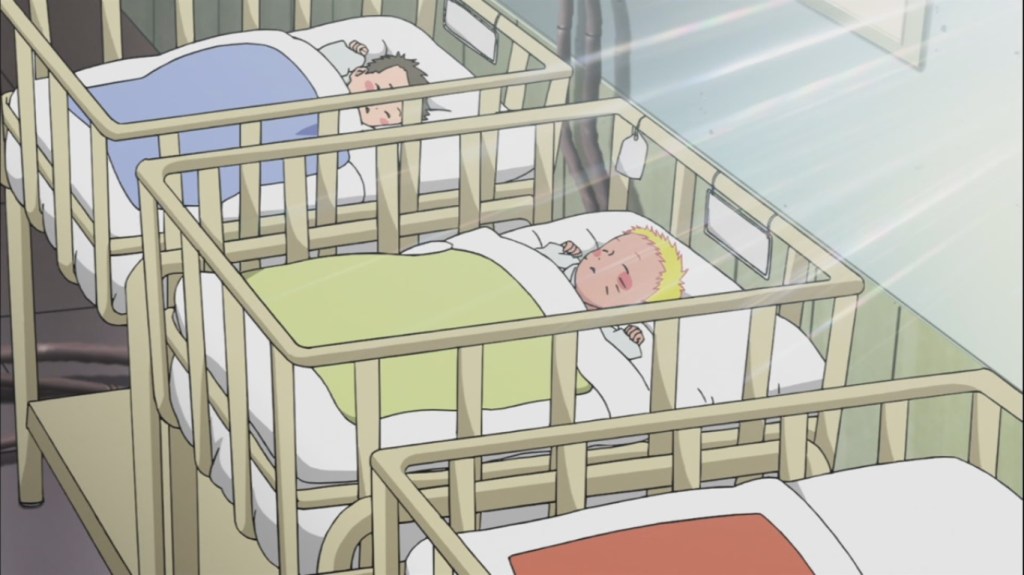 Naruto has just been born in hospital | Daily Anime Art