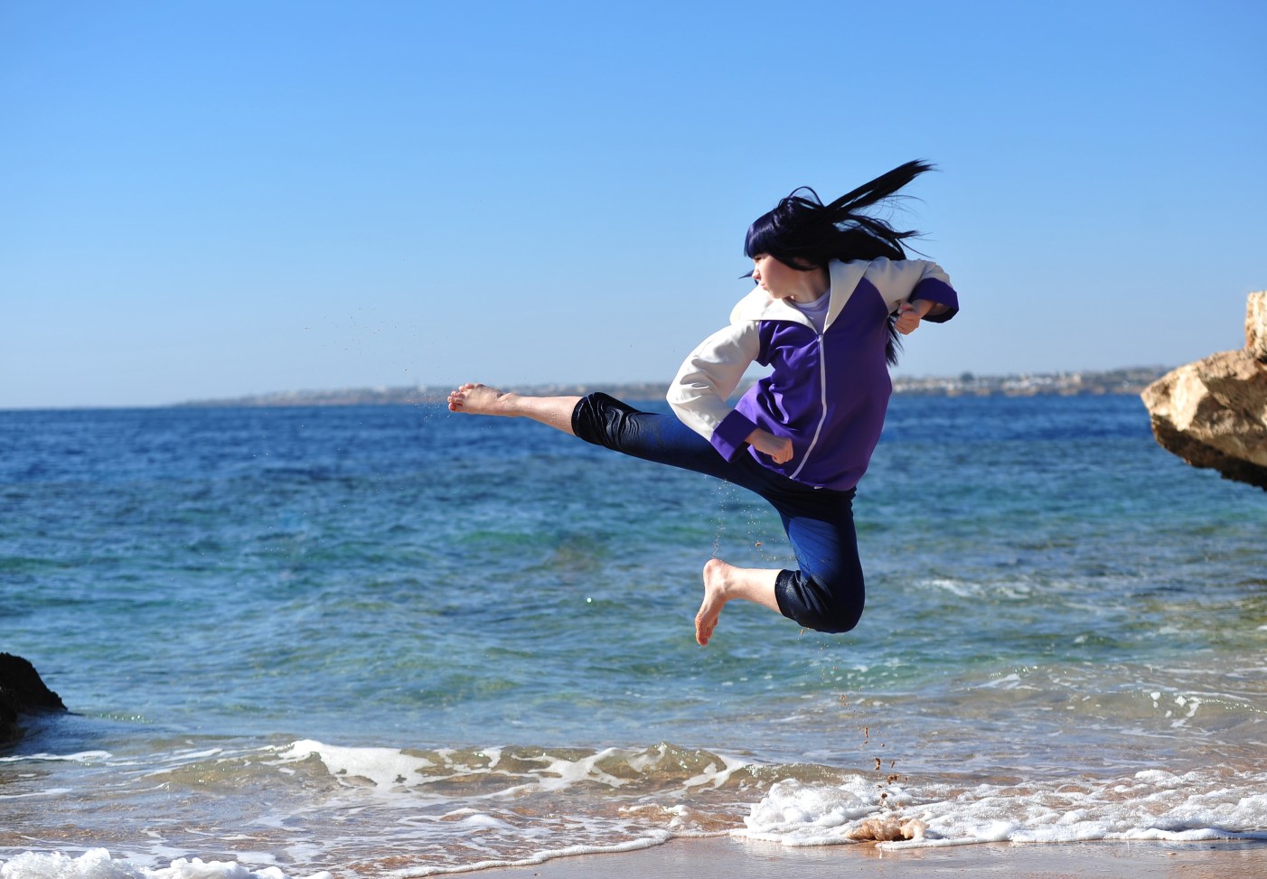 Hinata’s kick cosplay by Milena104 | Daily Anime Art