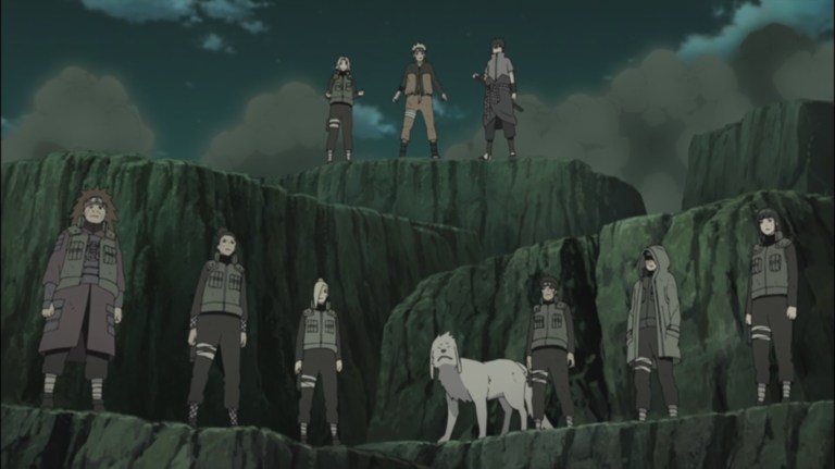 Naruto and others ready to fight | Daily Anime Art