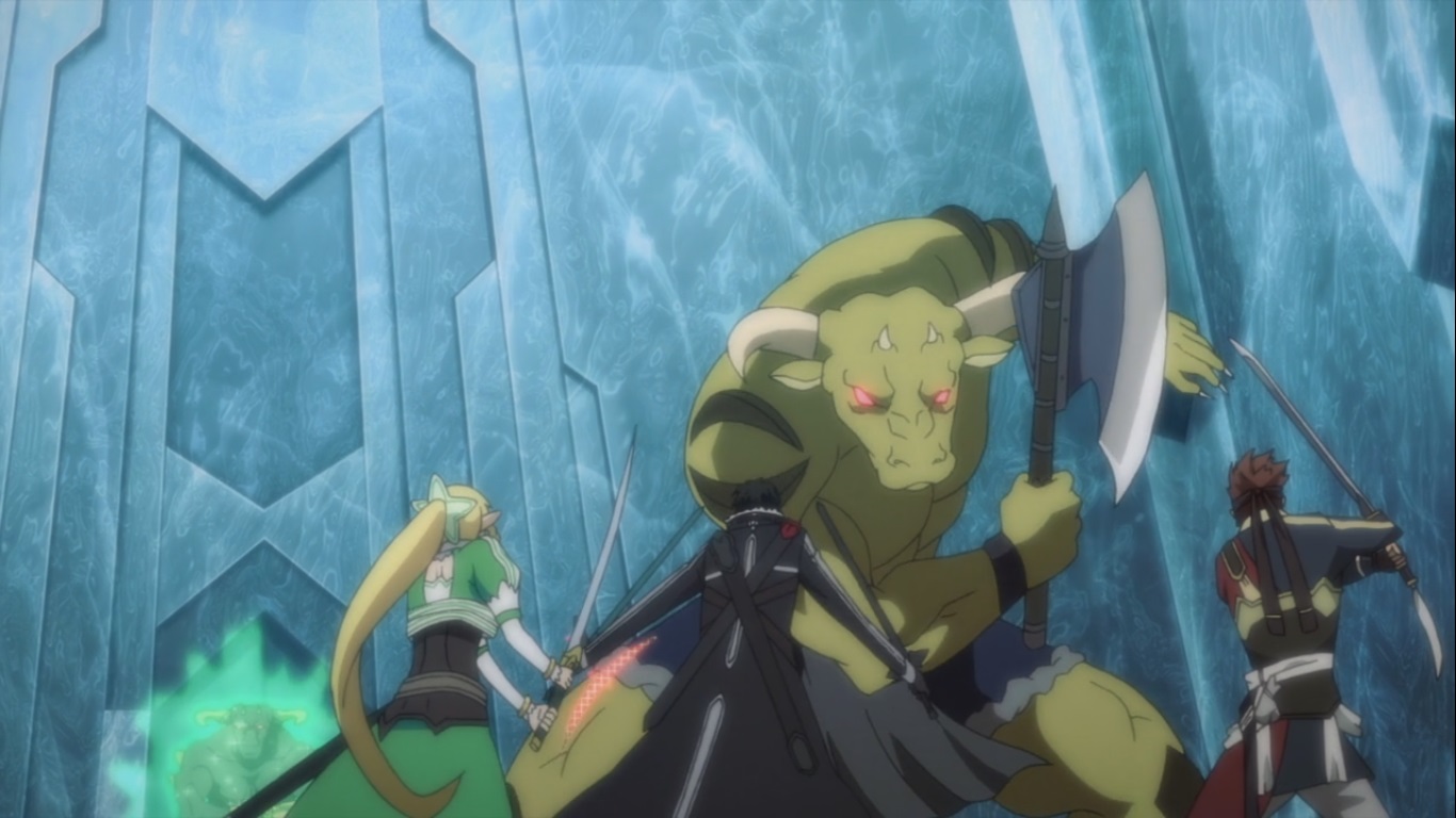 Kirito fights Large Beast | Daily Anime Art