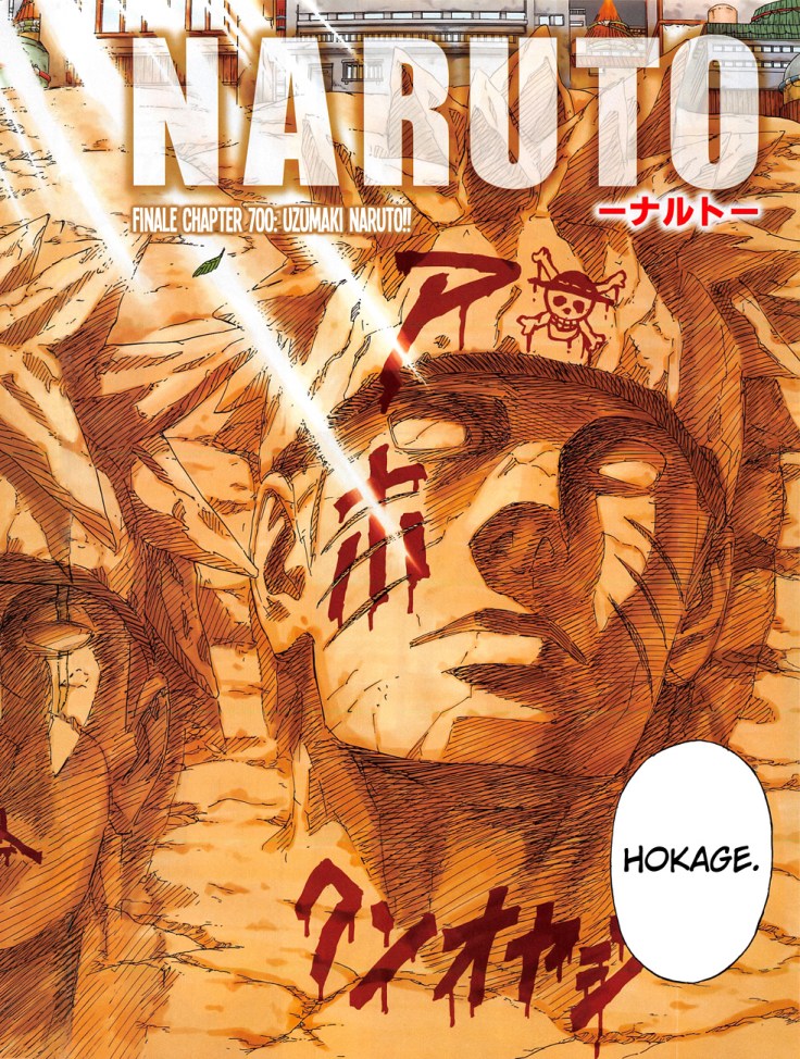 Naruto Hokage Stone Head | Daily Anime Art