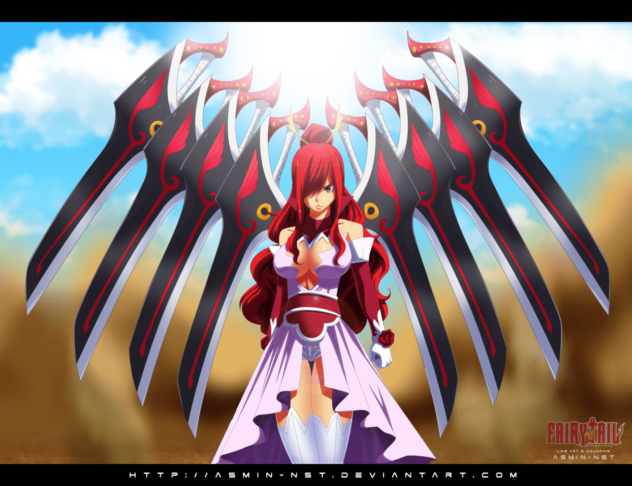 Fairy Tail 431 Erza Form by asmin-nst | Daily Anime Art