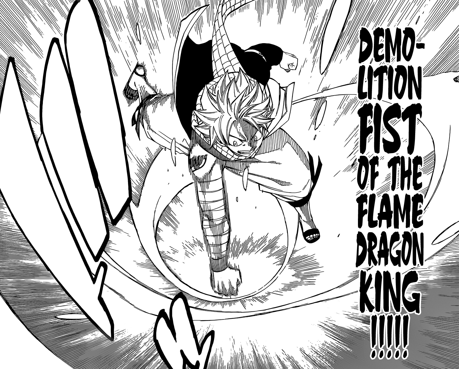 Natsu’s Demolition Fist | Daily Anime Art