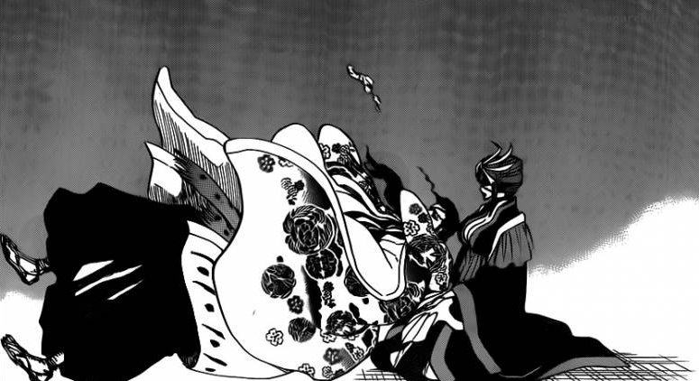 Shunsui falls on Ohana | Daily Anime Art