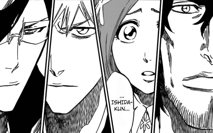 Chad Orihime Ichigo and Uryu meet again | Daily Anime Art
