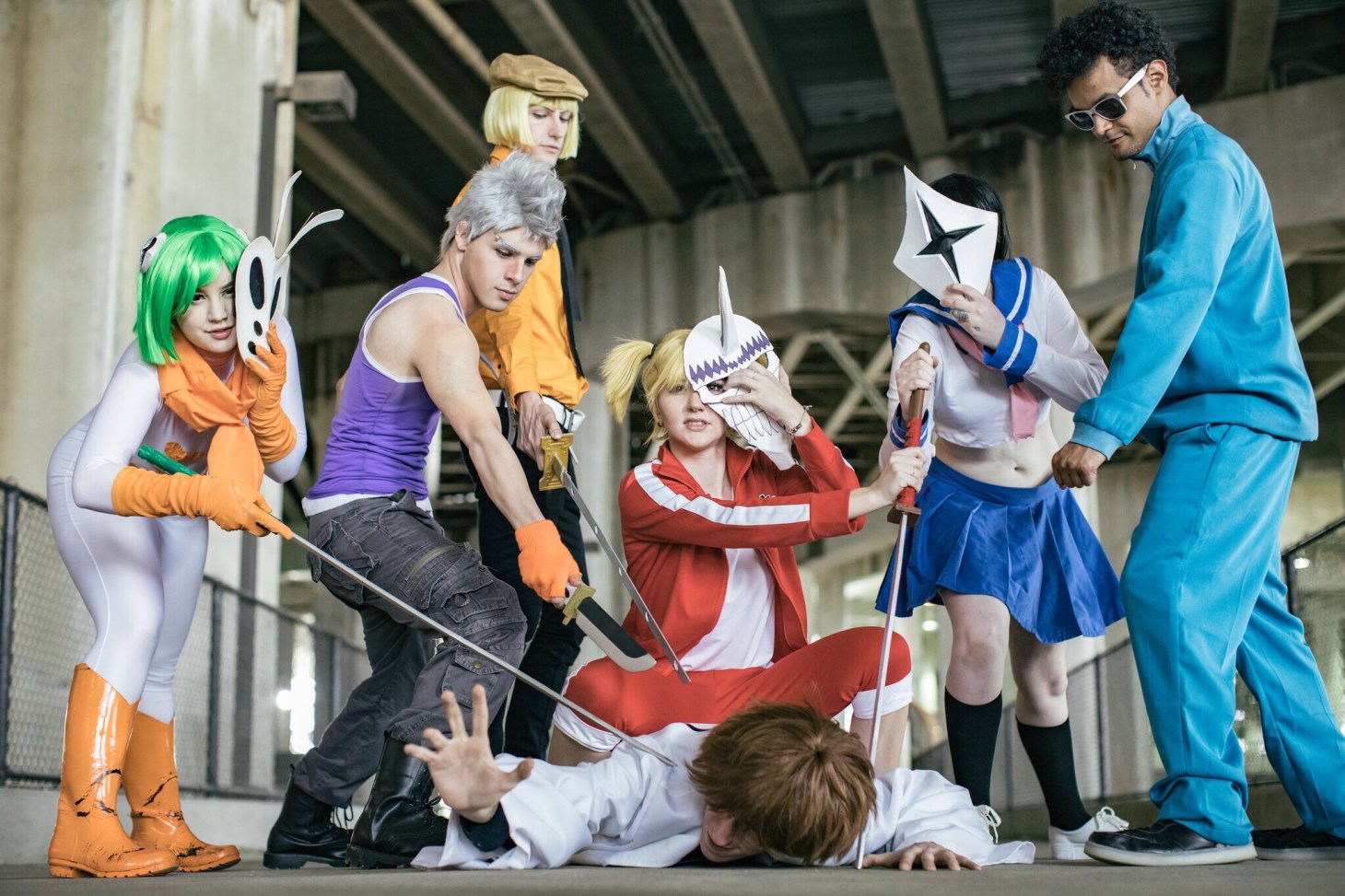 Vizard Cosplay Group Bleach stop Ichigo by SceneCreator | Daily Anime Art